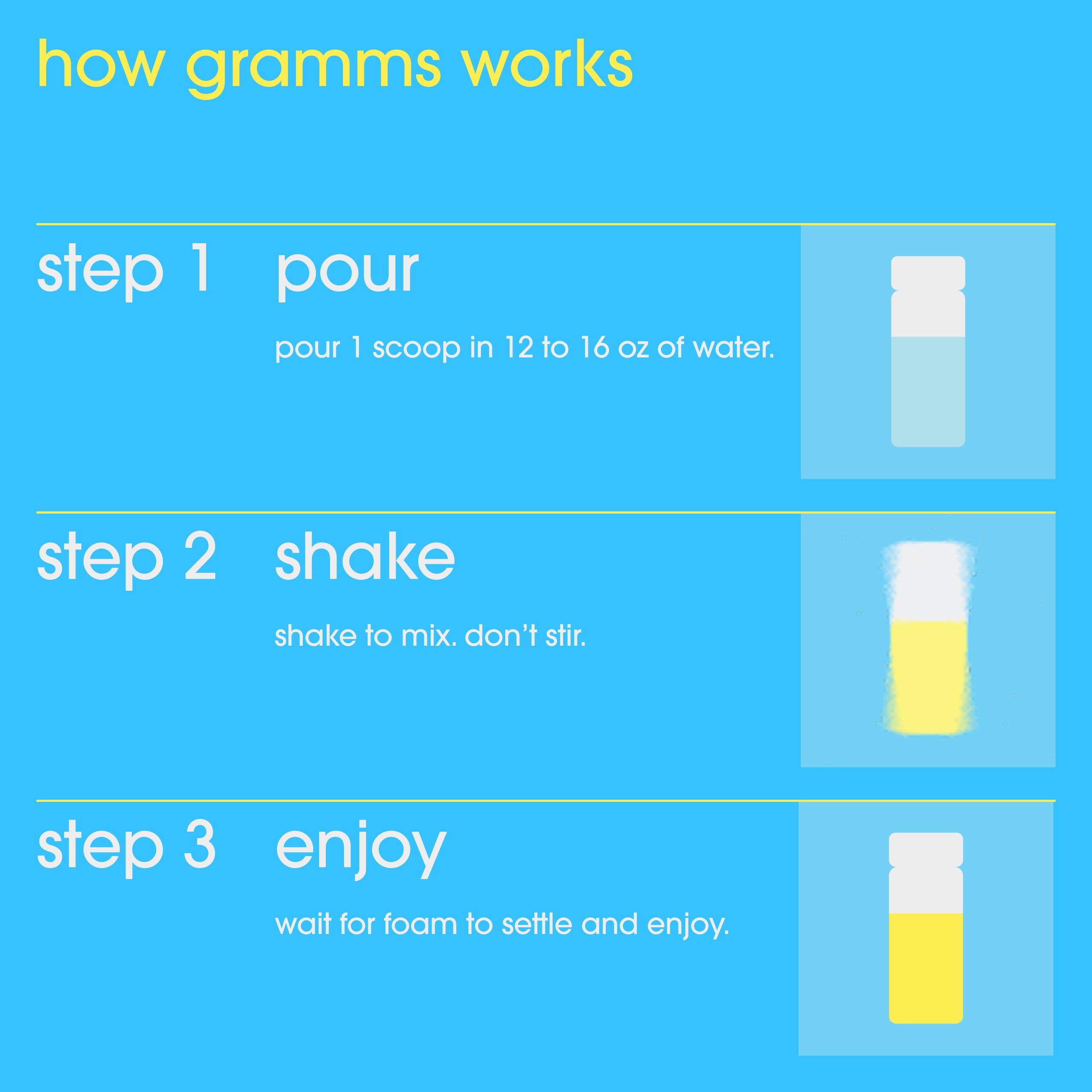 lemonade protein powder | clear whey protein drink | gramms